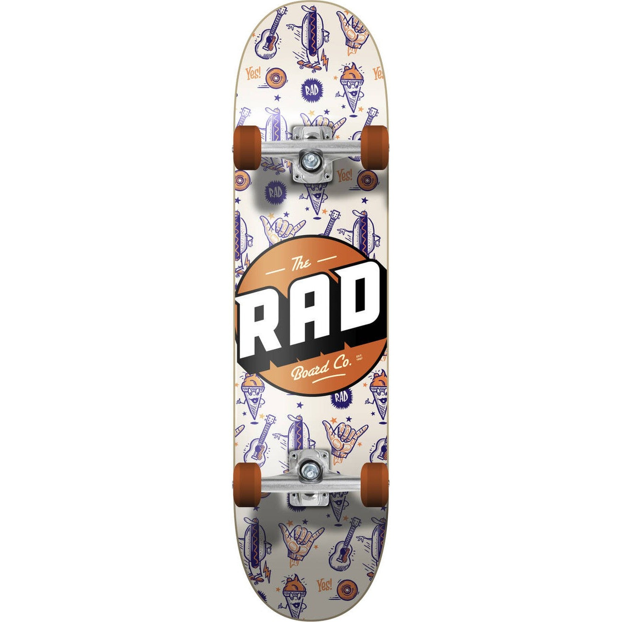 RAD Logo Progressive Complete Skateboard - Wallpaper – ScootWorld